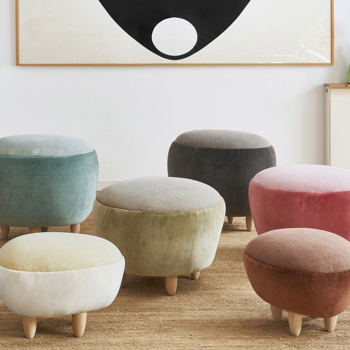 PUFF CIRCLE PEBBLES D54